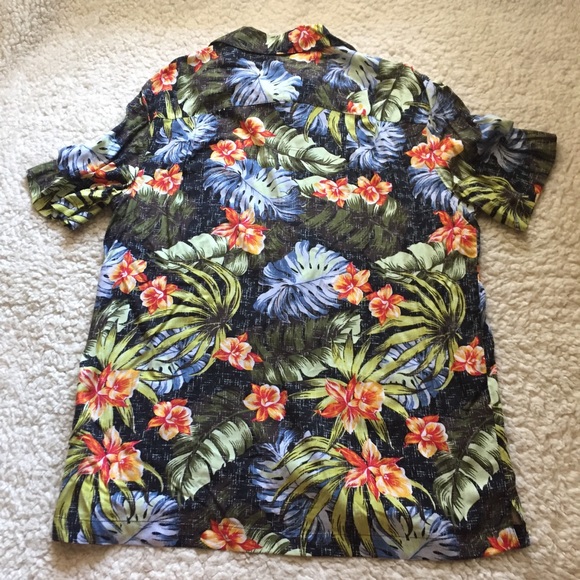 GAP | Shirts | Button Up Hawaiian Shirt Tropical Floral Bundle M | Poshmark